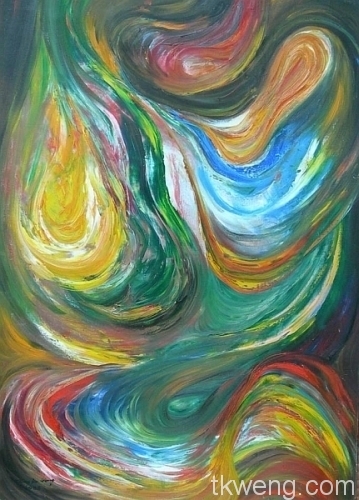 Painting - Abstract - 翁登科艺术工作室 / Teng Ko Weng Art Studio